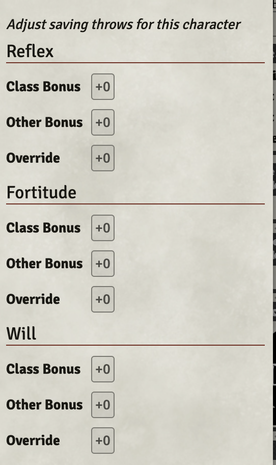 Saving Throws - FoundryVTT DCC User Guide