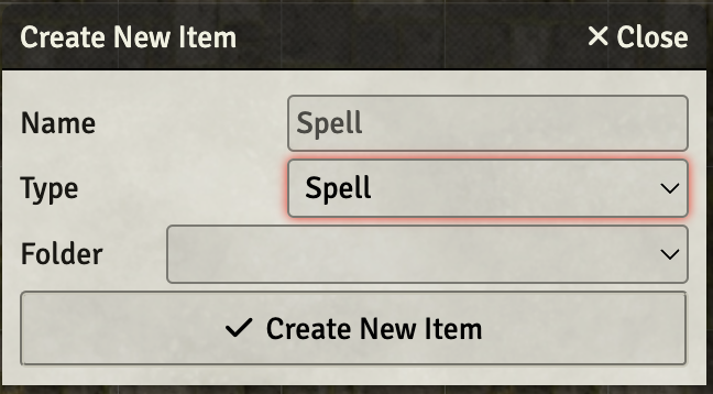 Creating a Re-usable Spell - FoundryVTT DCC User Guide
